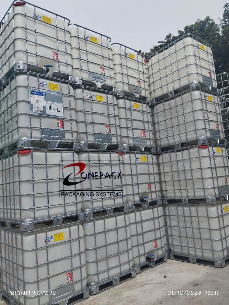 Old IBC Schutz tank - IBC Tank Schutz reuse